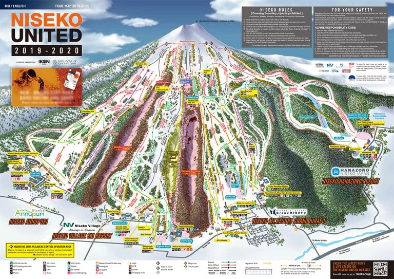 Niseko United Trail Map | View The Map Before You Travel