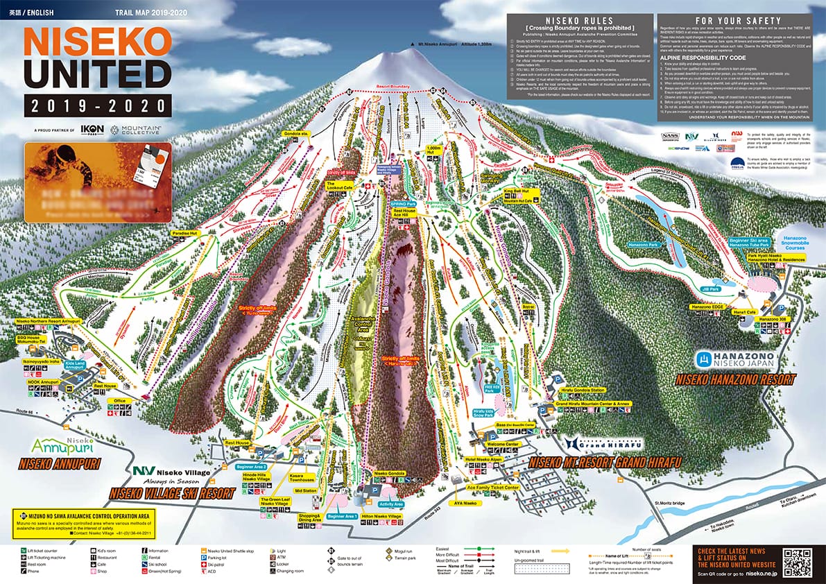 Niseko United Trail Map | View The Map Before You Travel